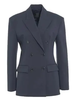 Pinko Pinko Double-Breasted Blazer Black