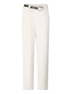 Pinko X Patrick Mcdowell Crossover Belted Trousers - White