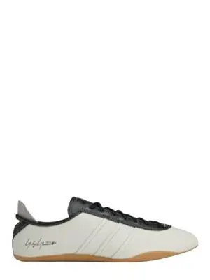 Y3 Lace-up Leather Sneakers - Track Gray/track Gray/black