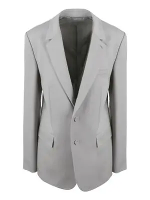 Dior Single-breasted Long-sleeved Blazer - Gray