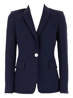 Pinko Signum Single-breasted Blazer - Blue