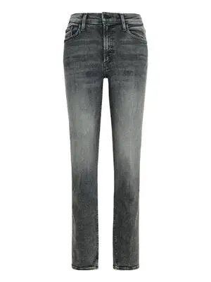 MOTHER The Mid Rise Rider Skimp Jeans - Grey