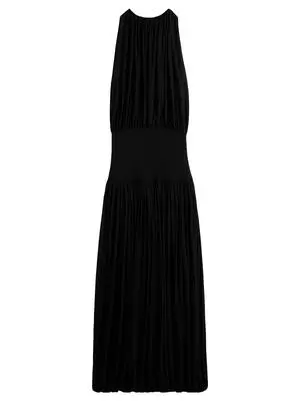 TOTEME Totême Sleeveless Gathered Midi Dress Black