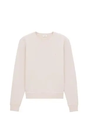 Saint Laurent Cassandre Crewneck Sweatshirt - Pink