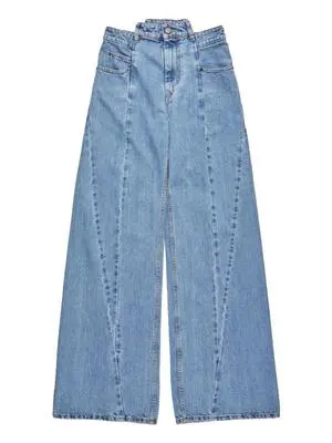 MAISON MARGIELA Décortiqué Flared Jeans - Blue