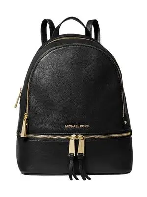 Michael Kors Rhea Zipped Medium Backpack - Black