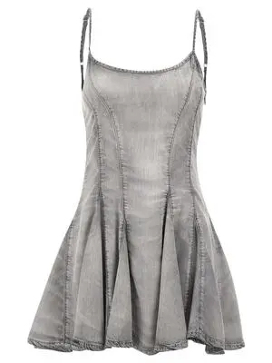 DIESEL® Denim Mini Dress - Grey