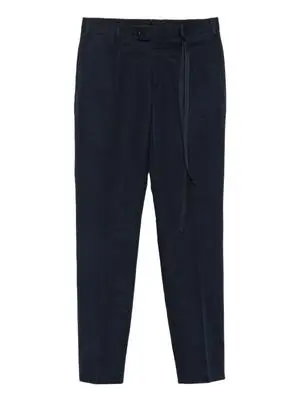 Brioni Casual Pants With Concealed Buckle Belt Loops - Black