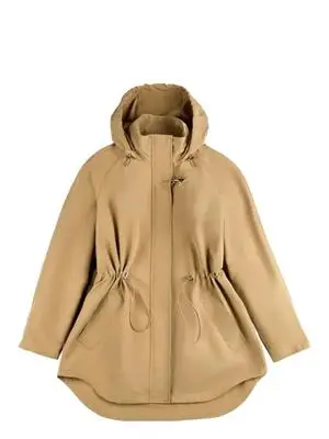 FAY Fay Drawstring Hooded Jacket Nude