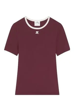 COURREGES Courrèges Heritage Crewneck T-Shirt Red