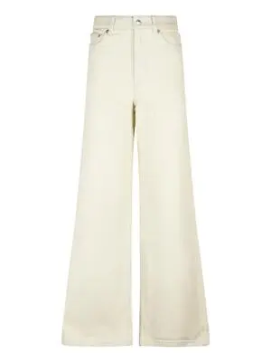 A.p.c. Wide Leg Pants - Bleachedout