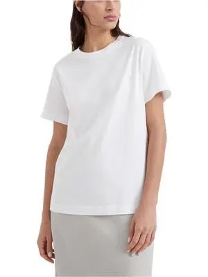 Brunello Cucinelli Brunello Cucinelli Short Sleeve Crewneck T-Shirt Off-white