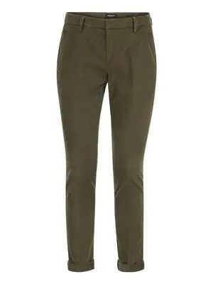 DONDUP Belt-lined Casual Trousers - Brown