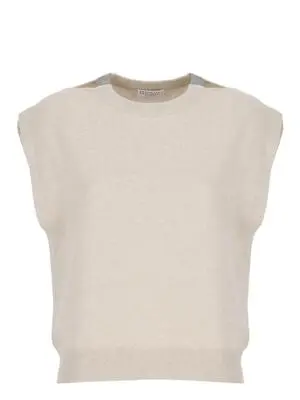 BRUNELLO CUCINELLI Brunello Cucinelli Cashmere Sleeveless Sweater