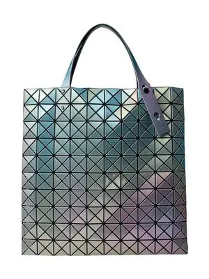 Issey Miyake Bao Bao Issey Miyake Prism Open Top Tote Bag Green