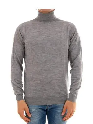 John Smedley Cherwell Turtleneck Sweater - Gray