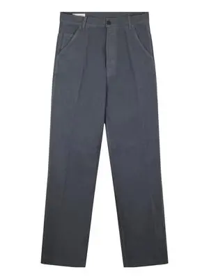 Dries Van Noten Pressed Crease Trousers - Black