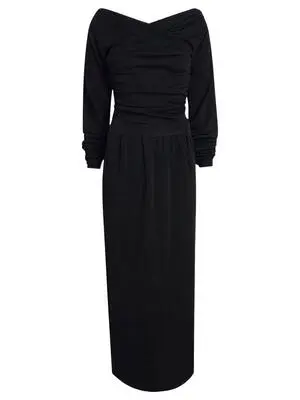 Khaite The Fable Maxi Dress - Black