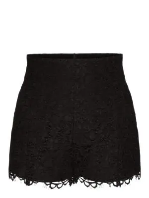 RED VALENTINO Red Valentino Lace Detail Shorts