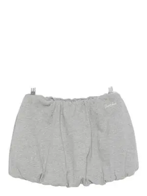 DUNST Bubble-hem Mini Skirt - Grey