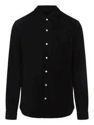 Rick Owens Buttoned Outershirt - Black