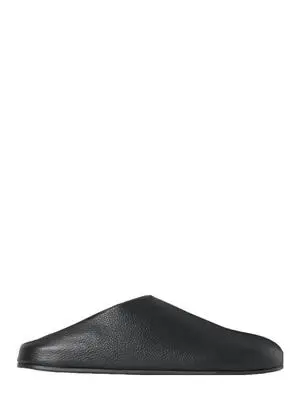 THE ROW Leather Mules - Black