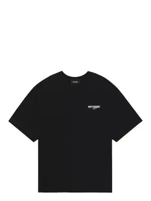 We11Done Logo Cotton T-shirt - Black
