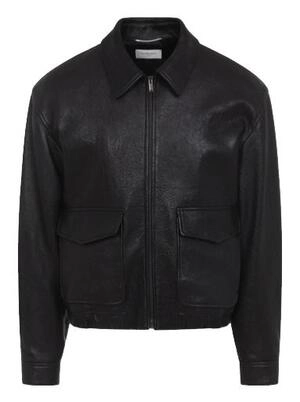 Saint Laurent Zip-up Short Jacket - Black