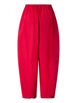 Pinko Lightweight Drawstring Balloon Pants - Red