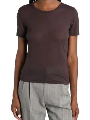 ANINE BING Sylvie Slim-fit T-shirt - Black