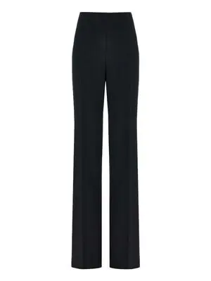 FERRAGAMO High-waist Tailored Straight-leg Trousers - Black