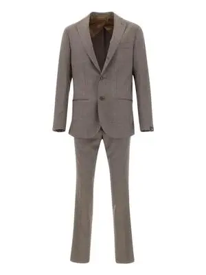 BARBA NAPOLI Barba Herringbone Two-Piece Suit