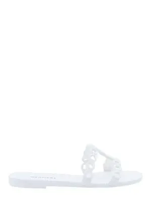 AQUAZZURA Aquazzura Chain Strap Flat Sandals