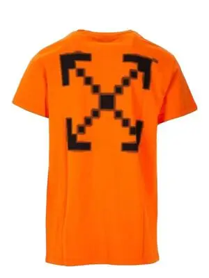 Off-White Printed T-shirt - Orange