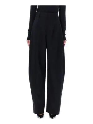 Bottega Veneta Wide-leg Trousers - Black