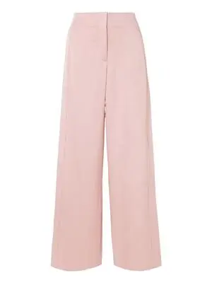 Veronica Beard Ronin High Waist Wide Leg Trousers - Pink