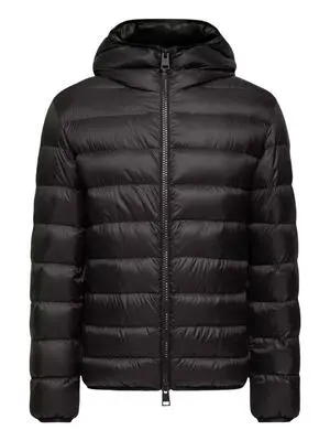 Moncler Moncler Alrai Hooded Zip-Up Short Padded Jacket Black