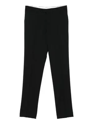 Canali Belt-loop Casual Pants - Black