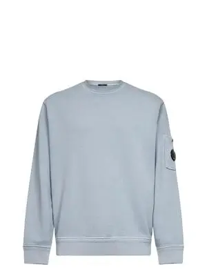 C.P. COMPANY Logo Crew Neck Sweatshirt - Gray
