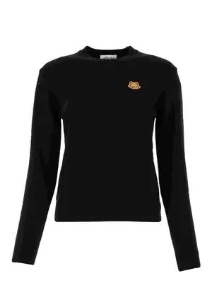 Kenzo Tiger Crest Knit Jumper - Black
