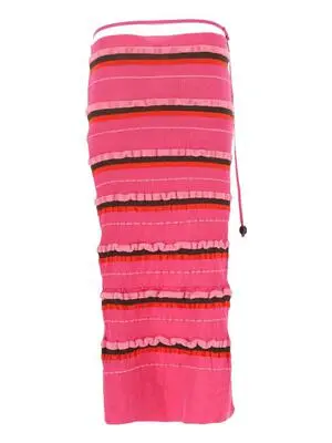 JACQUEMUS Jacquemus La Jupe Maille Concha Midi Skirt