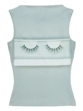 Acne Studios Katerina Jebb Graphic-print Sleeveless Top - Light Gray/gray