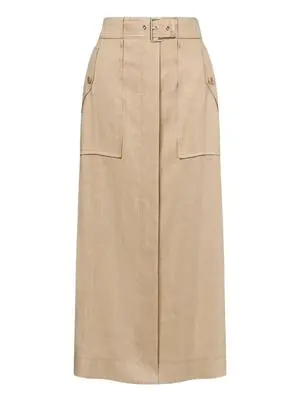 ALBERTA FERRETTI Alberta Ferretti Stretch Longuette Skirt