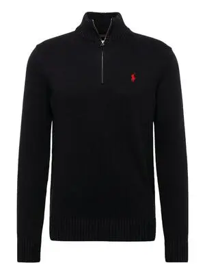 Polo Ralph Lauren Embroidered Knitted Pullover - Black