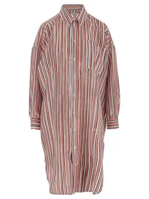 BOTTEGA VENETA Bottega Veneta Striped Shirt Dress