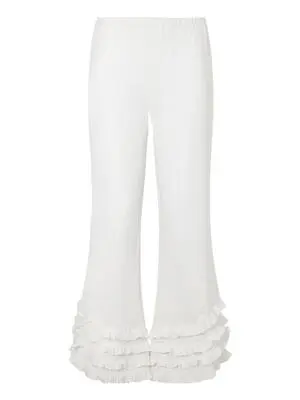 POSSE Posse Ruffled Hem Casual Pants