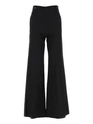 Chloé Logo Bell-bottoms - Black