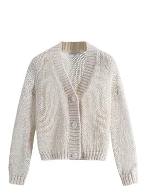 ROBERTO COLLINA Roberto Collina V-Neck Relaxed Fit Cardigan