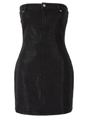 ALEXANDER WANG Alexander Wang Mini Glittered Sequined Dress