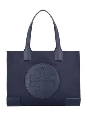 Tory Burch Ella Logo Patch Small Tote Bag - Black